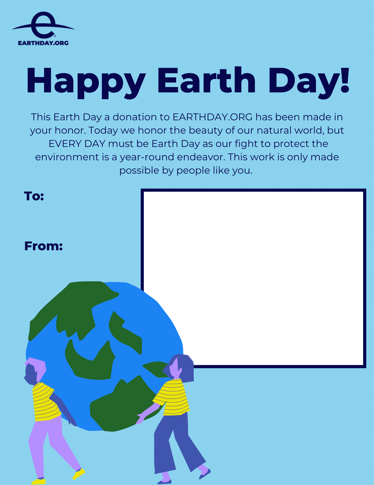 Send an Earth Day Card — Support Earth Day - EARTHDAY.ORG